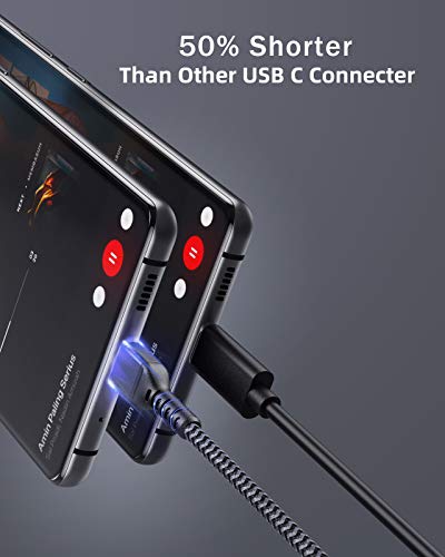 Maxonar USB Type C Headphone Adapter, Upgraded USB-C to 3.5mm Jack Dongle Digital to Analog Aux Audio Converter for Galaxy S22 S21 S20 Note 20 10 S10 S9 iPad Pixel 5 4XL-Grey
