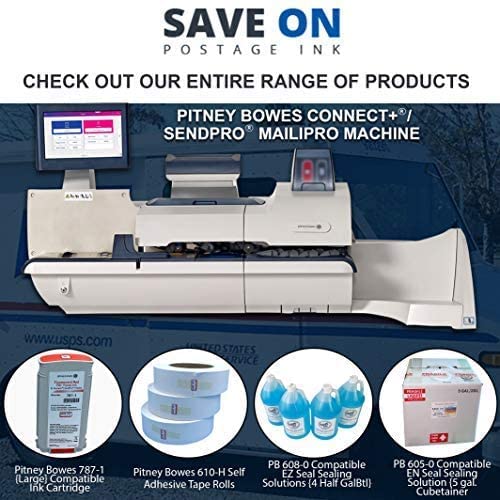 Save On Postage Ink Compatible PB 793-5 Postage Meter Ink - Compatible with SendPro C, & SendPro+ and DM Series Mailing System (35 ML)