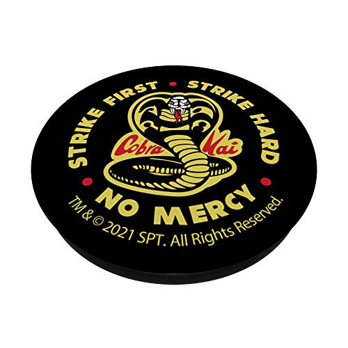 Cobra Kai Strike First Cobra Logo PopSockets Swappable PopGrip