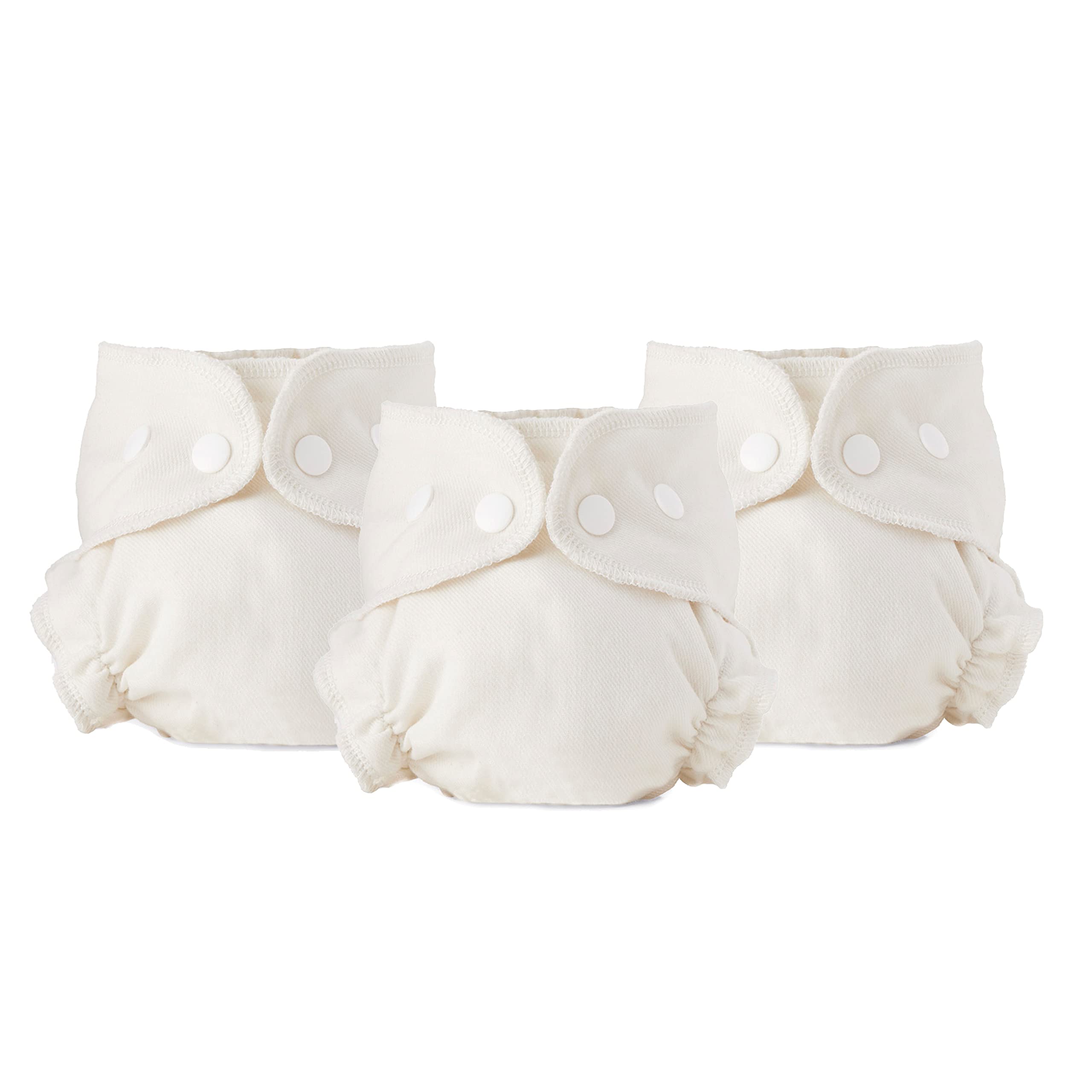 Esembly Cloth Diaper Inner (Size 1, 3 Pack) and Tossers (2 Pack) - Reusable and Absorbent Inner with Fragrance-Free and Chlorine-Free Disposable Liner