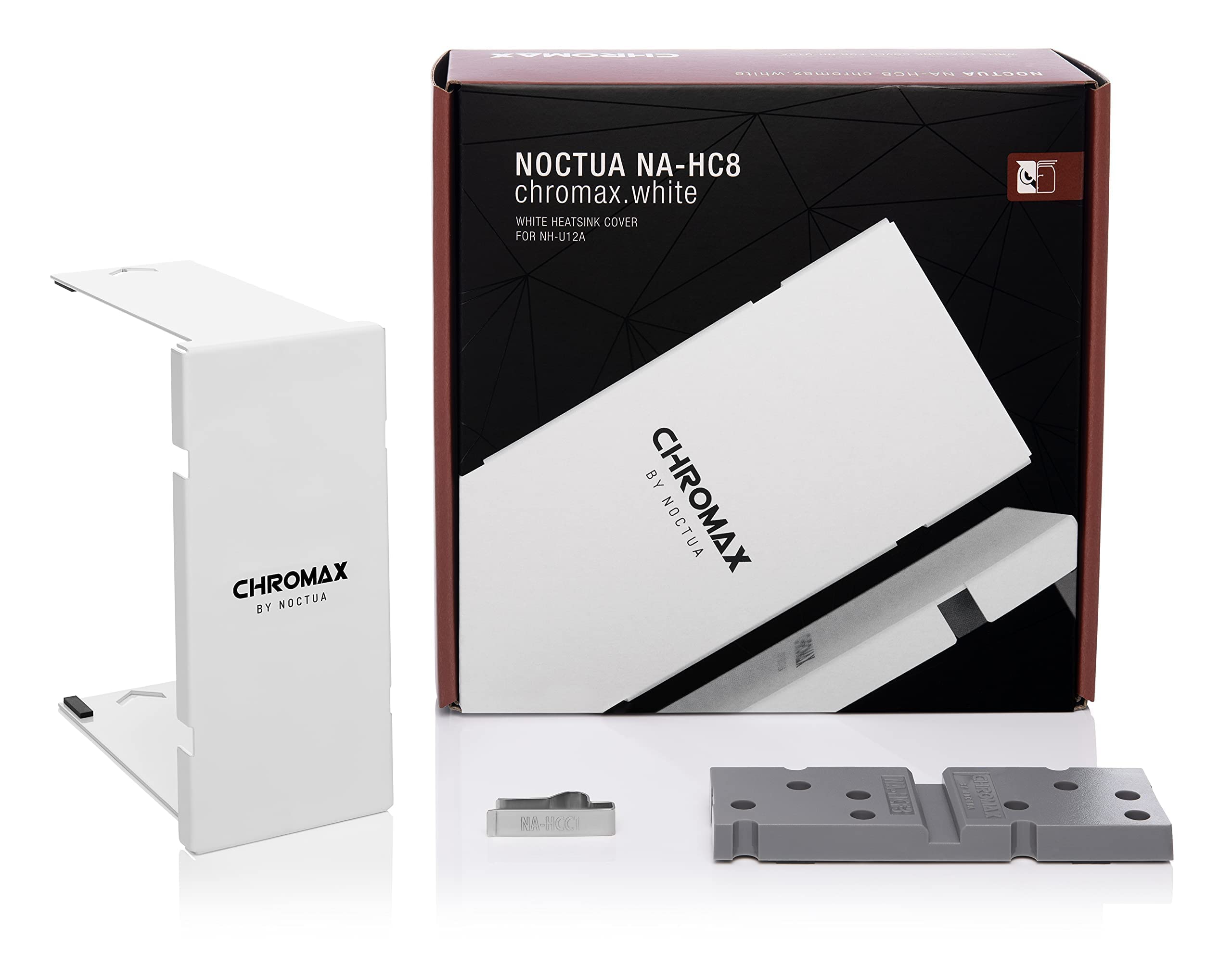 Noctua NH-U12A chromax.Black CPU Cooler with NA-HC8 chromax.White Heatsink Covers
