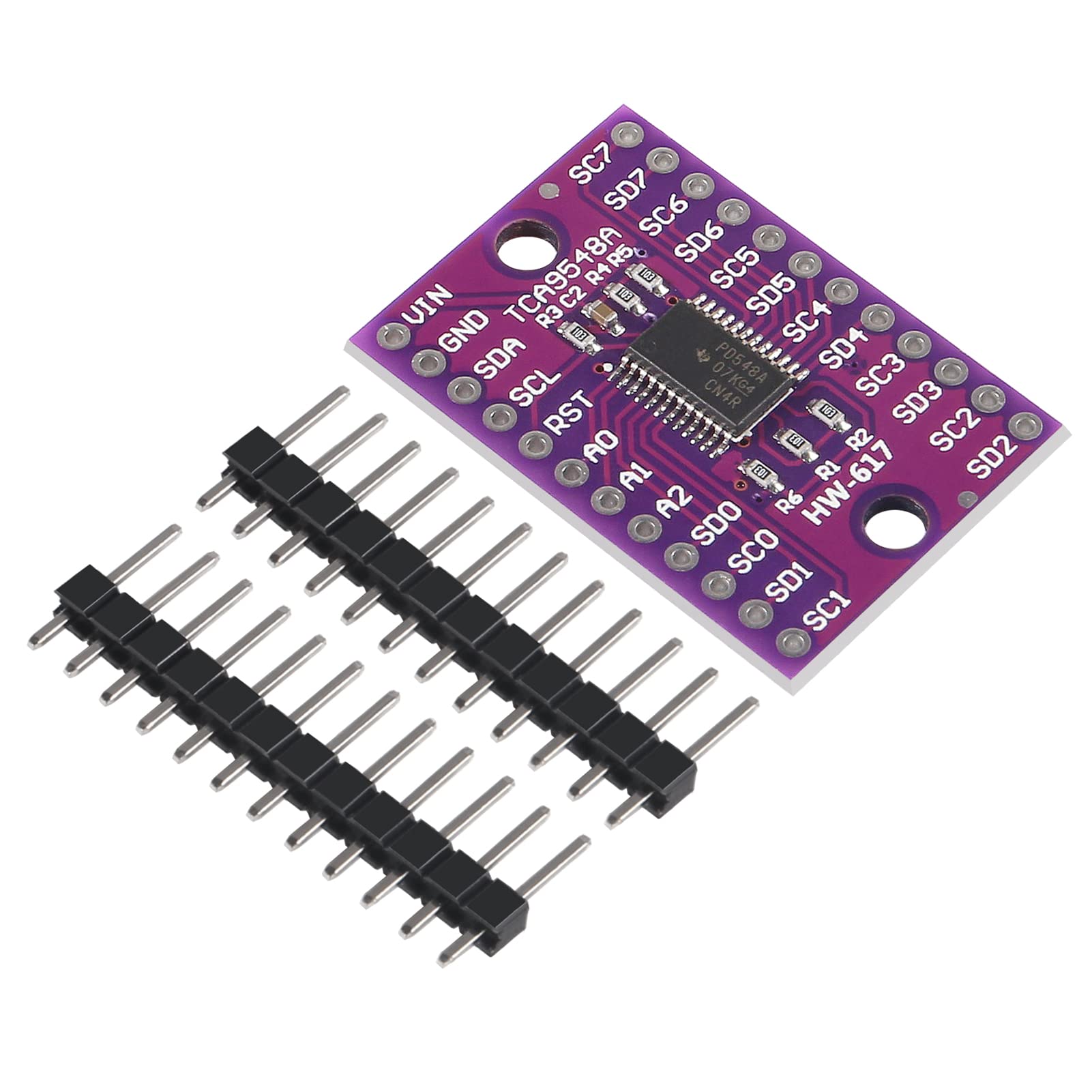 DORHEA 10Pcs TCA9548A I2C IIC Multiplexer Breakout Board Module 8 Channel Expansion Development Board