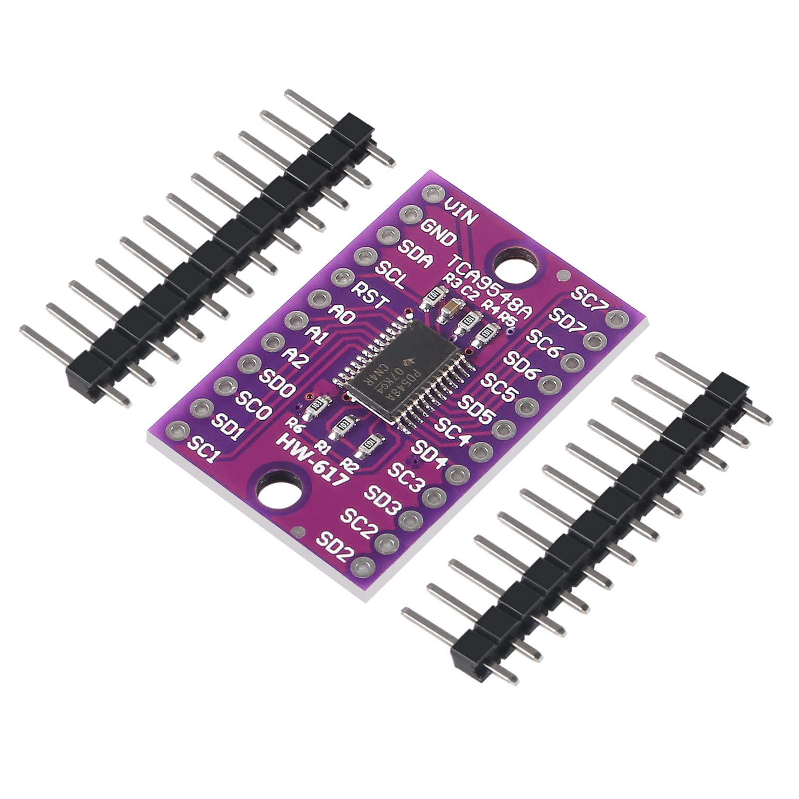 DORHEA 10Pcs TCA9548A I2C IIC Multiplexer Breakout Board Module 8 Channel Expansion Development Board