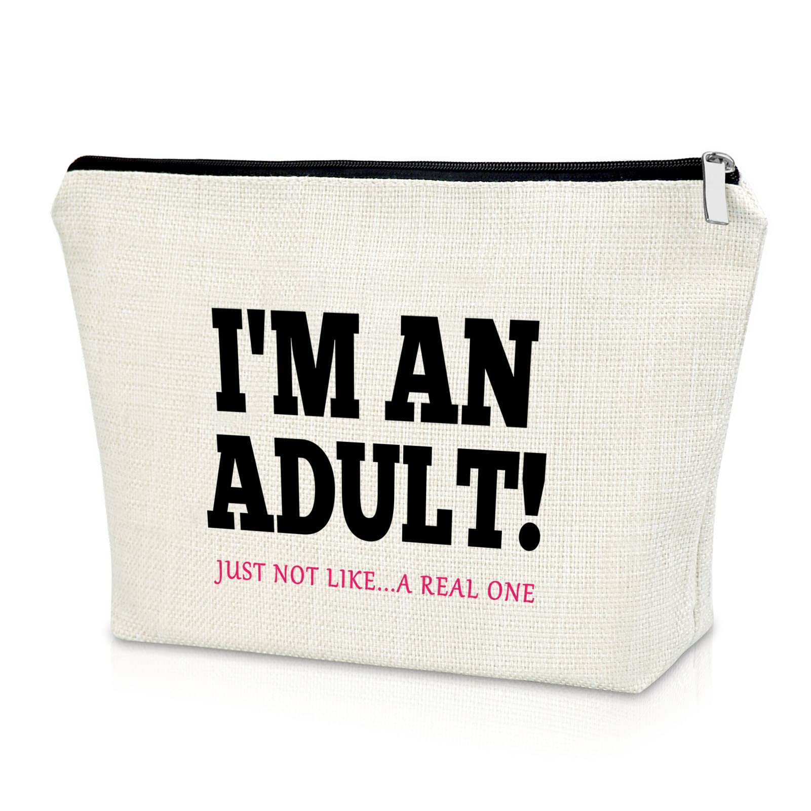 18th birthday gift for Sister Friend Makeup Bag for 18 Year Old, Teen Girls Cosmetic Bag Happy birthday gift for Daughter Granddaughter Gift Christmas Gifts Cosmetic Travel Bag