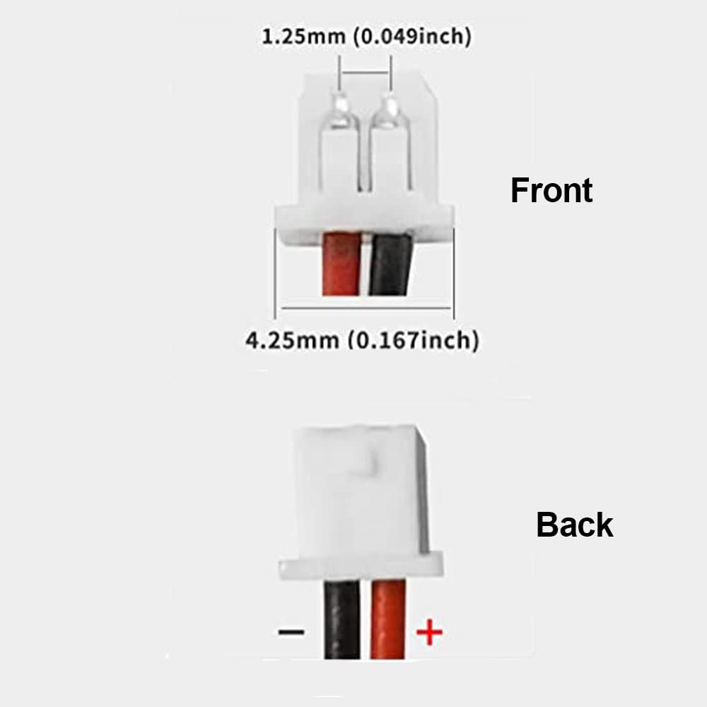 Octelect 2PCS lipo Battery Polymer Lithium Battery 472540 3.7V 500mAh Lithium Battery for Smart Digital Products