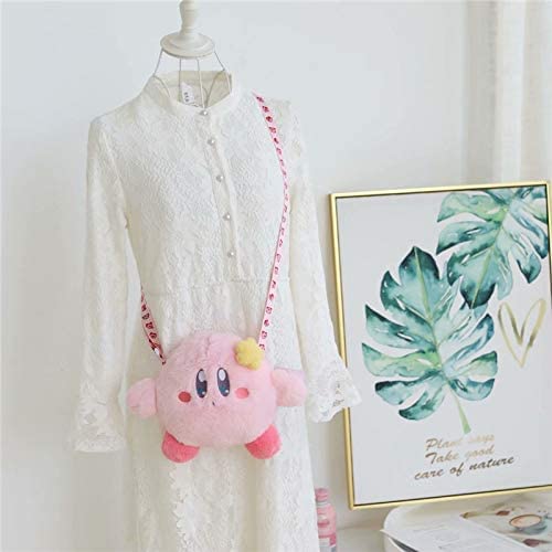 Mxcostume Kawaii Pink Plush Makeup Cosmetic Storage Cute Handbag Bag Organizer (Shoulder bag)
