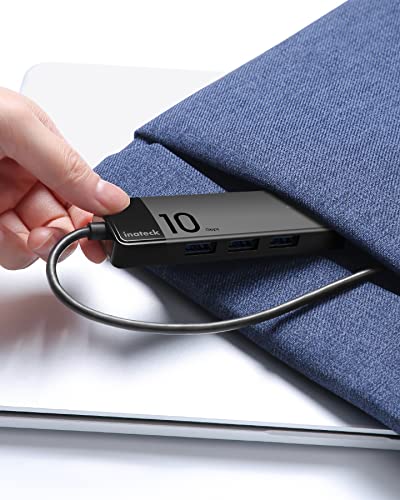 Inateck USB Hub with 4 USB A Ports, USB 3.2 Gen 2 Speed, 1.6 ft Cable, HB2025A