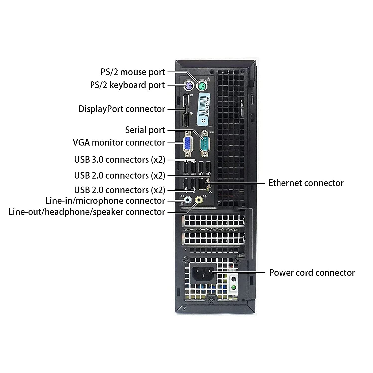 TM 9020-SFF, Intel Core i5-4570 3.2GHZ, 16GB RAM, 512GB SSD Solid State, DVDRW, 4 in 1 TM USB Hub Windows 11 Pro