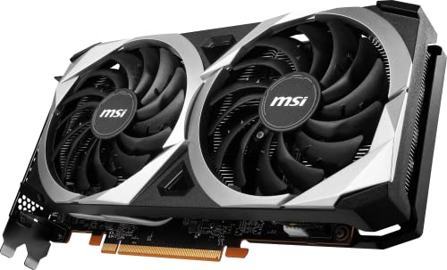 MSI Gaming AMD Radeon RX 6600 128-bit 8GB GDDR6 DP/HDMI Dual Torx Fans FreeSync DirectX 12 VR Ready Graphics Card (RX 6600 MECH 2X 8G)