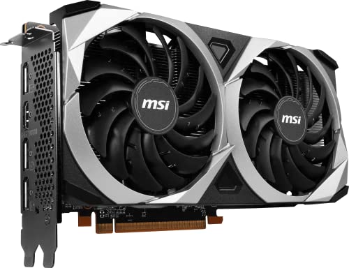 MSI Gaming AMD Radeon RX 6600 128-bit 8GB GDDR6 DP/HDMI Dual Torx Fans FreeSync DirectX 12 VR Ready Graphics Card (RX 6600 MECH 2X 8G)