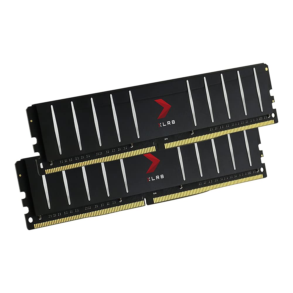 PNY XLR8 Gaming 32GB (2x16GB) DDR4 DRAM 3600MHz (PC4-28800) CL18 1.35V Low Profile Dual Channel Desktop (DIMM) Memory Kit โ MD32GK2D4360018LP