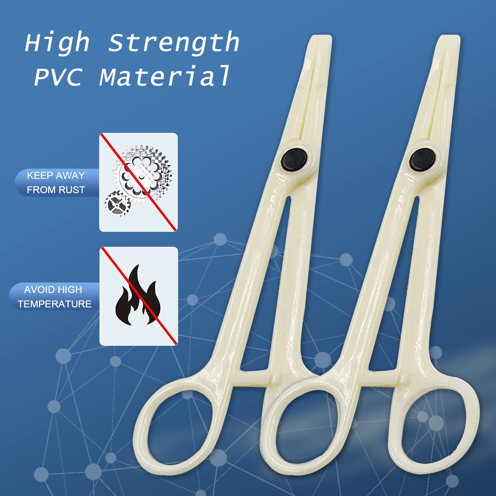 Disposable Piercing Clamps - AIMOM 15PCS Navel Forceps Clamp Plier Tattoo Piercing Clamps for Ear Lip Navel Nose Tongue Perforation Piercing Tools