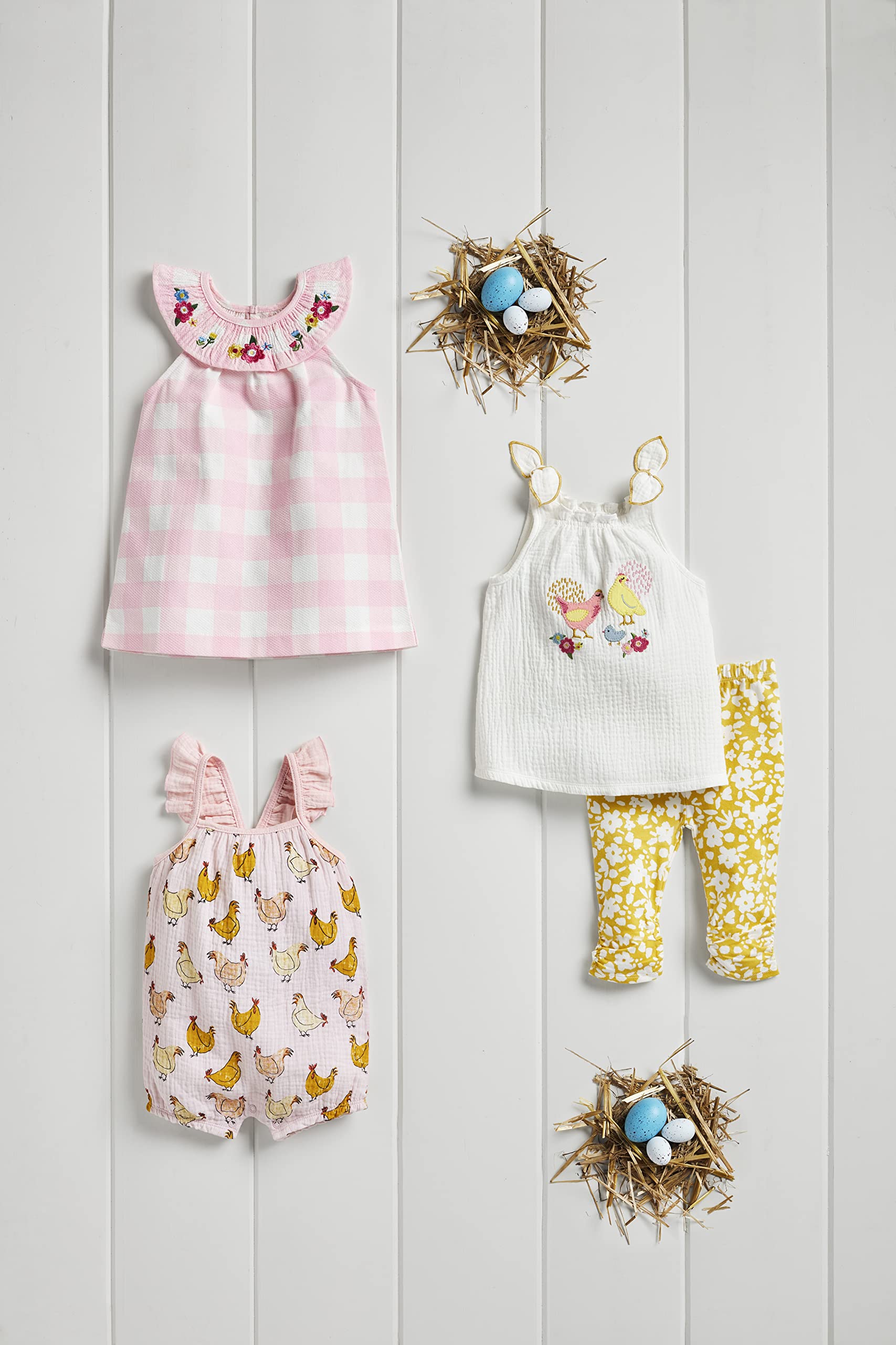 Mud Pie baby girls Ruffle Sleeves Mud Pie Smocked Dress Gingham 3 Toddler, Gingham, Size 3T US