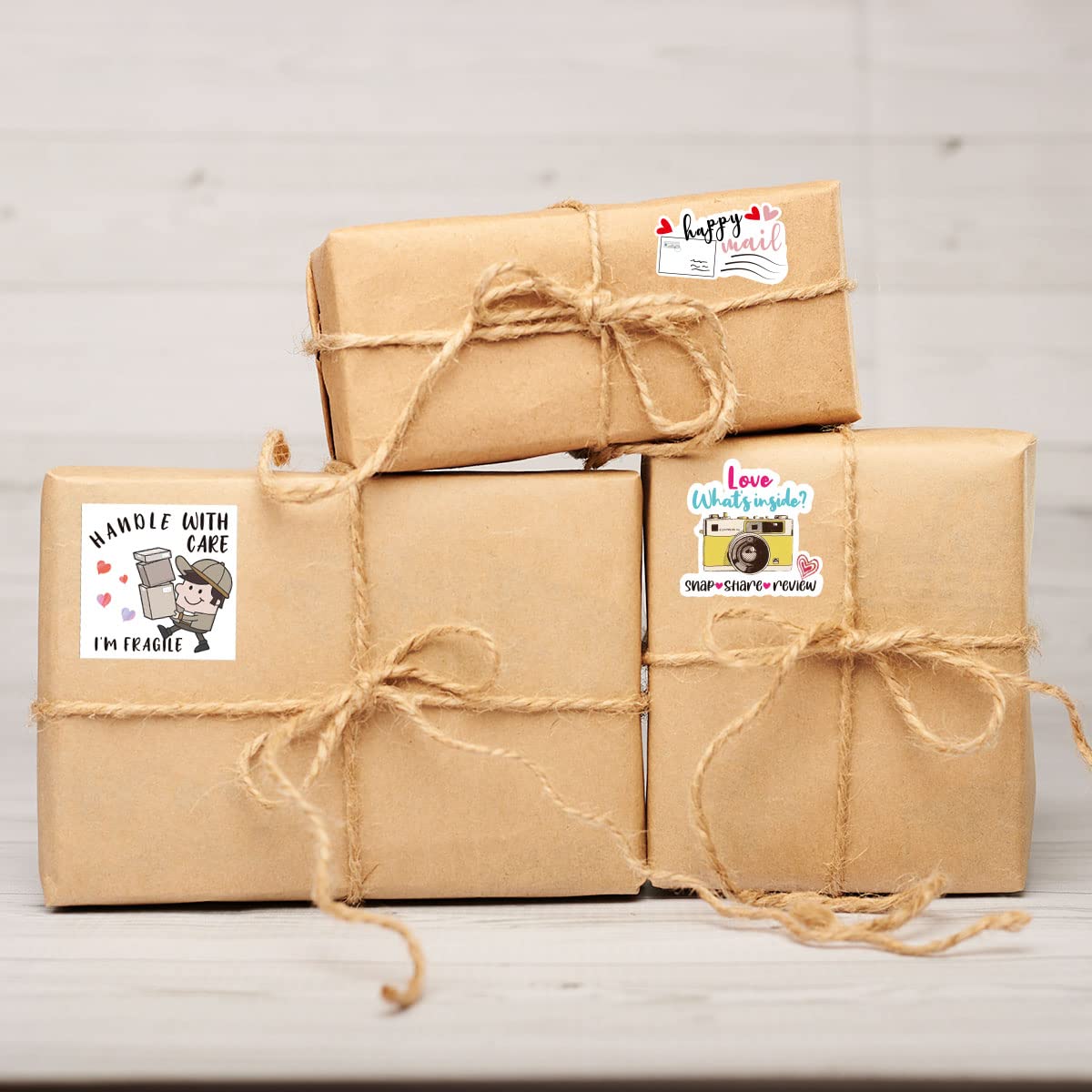 Handle with Care Stickers for Shipping,Fragile Stickers for Shipping,Funny Fragile Stickers,Small Business Stickers 500 Labels Per Roll