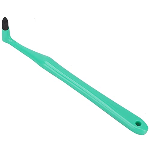 Tooth Stain Remover, Portable Washable Tartar Eraser Ergonomics Reusable Remove Tartar for Tooth Cleaning(green)