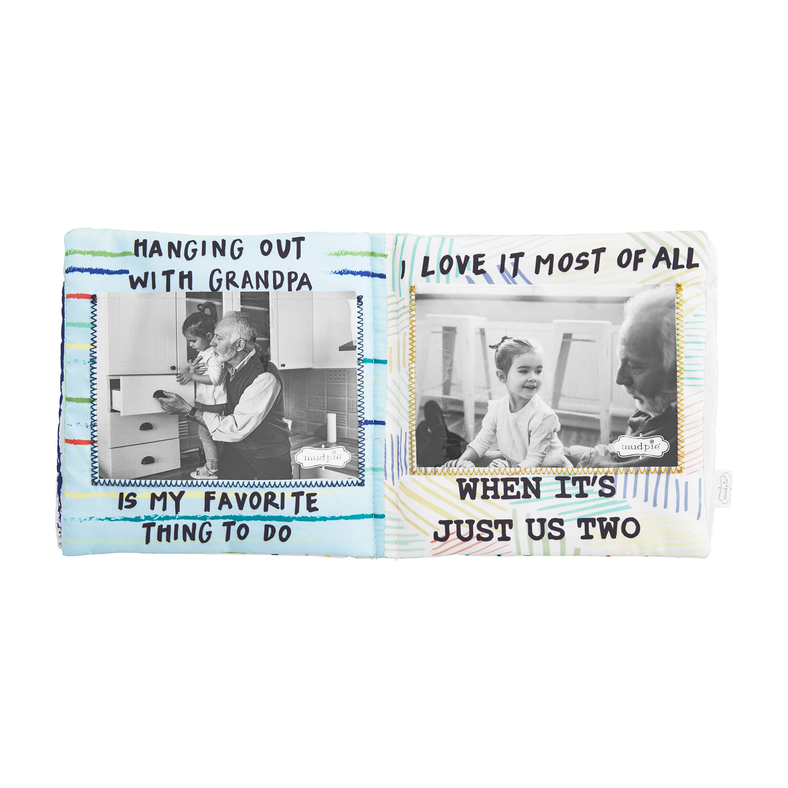 Mud Pie Children's Recordable Album, Grandpa, 7.5" x 7.5"