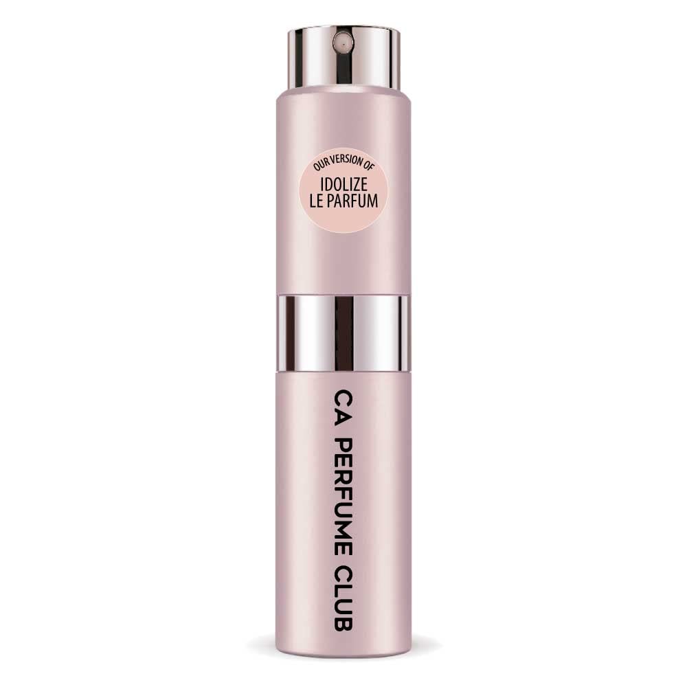 CA Perfume Impression of Idolize Le Parfum For Women Replica Version Fragrance Dupes Concentrated Long Lasting Eau de Parfum Spray Refillable Atomizer Bottle 0.27 Fl Oz/8ml-X1