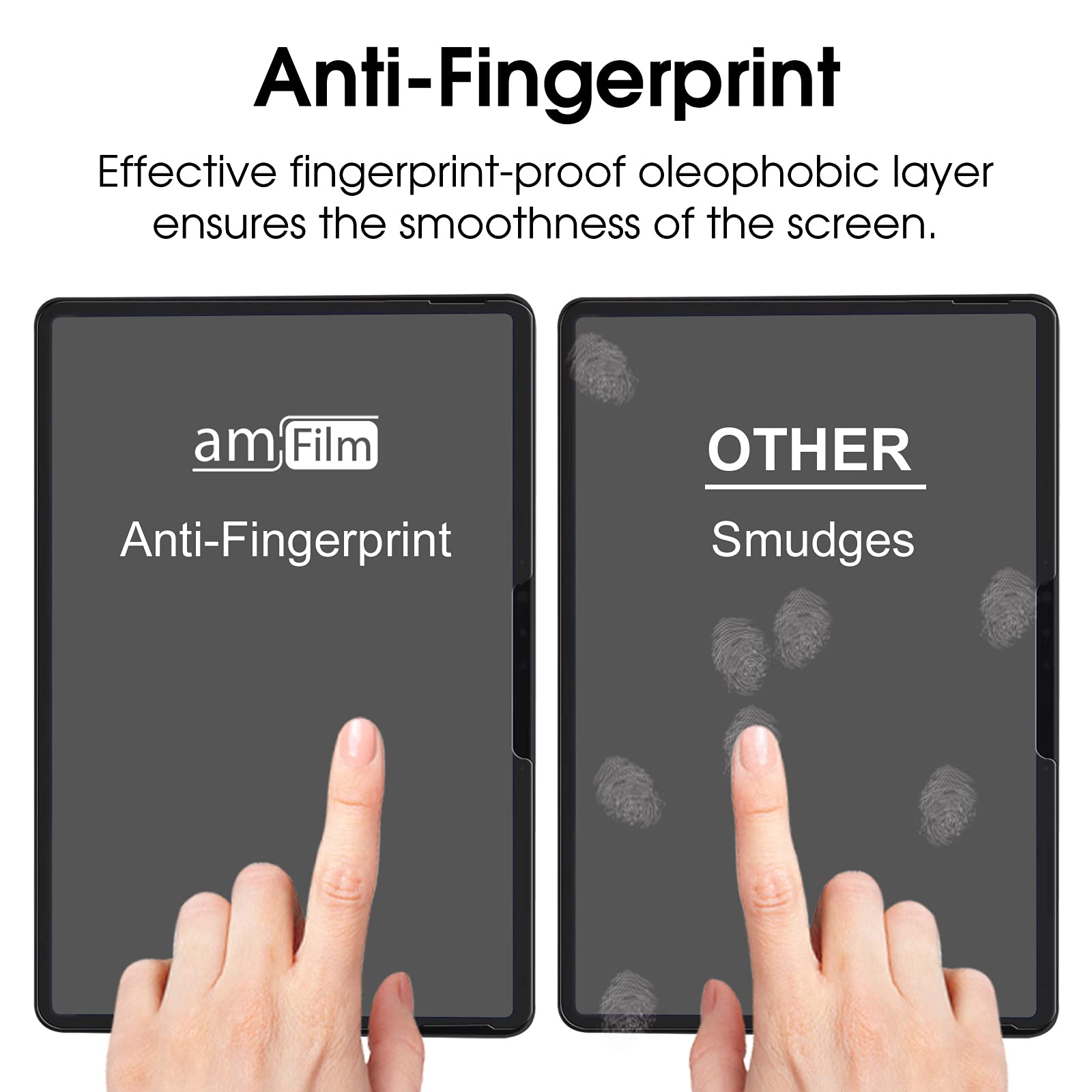 amFilm (2 Pack) Tempered Glass Screen Protector Compatible with Microsoft Surface Pro 11 2024/Surface Pro 10/Surface Pro9 (2022)/Surface Pro8 (2021) and Surface Pro X[13 inch],Support Surface Pen