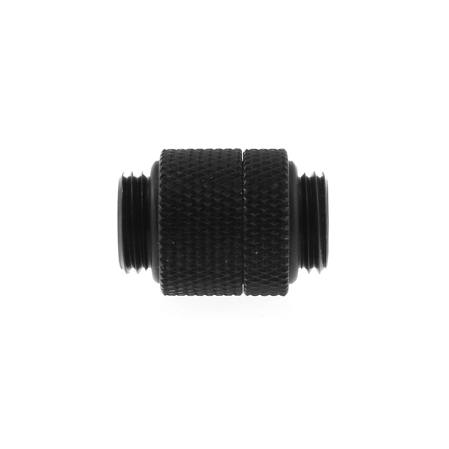 RLECS G1/4 Inch Rotary Male to Male Extender Fitting Computer Water Cooling Fitting 360 Degree Rotation, Black