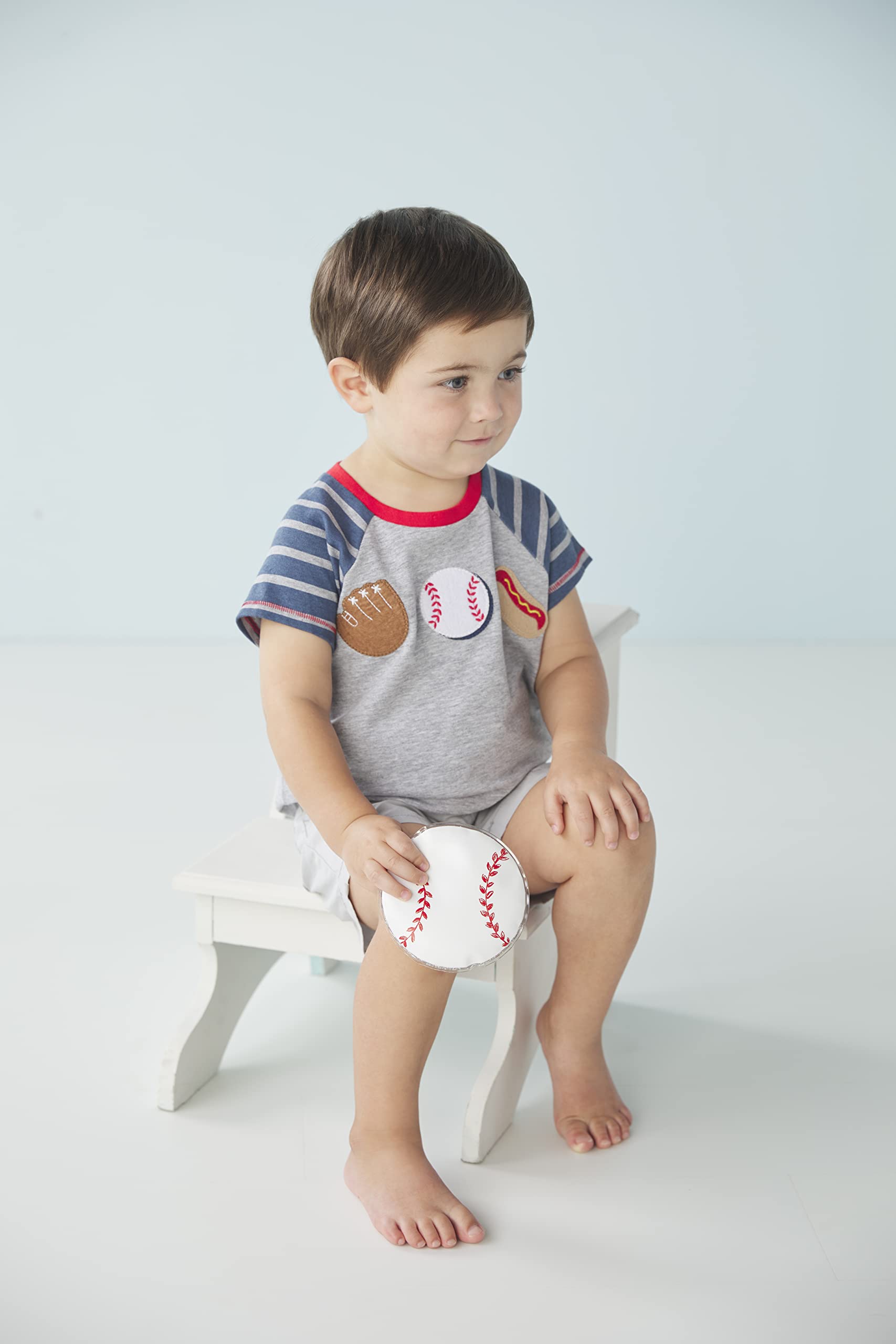 Mud Pie Baby Boys' Accident Ouch Pouch, Baseball