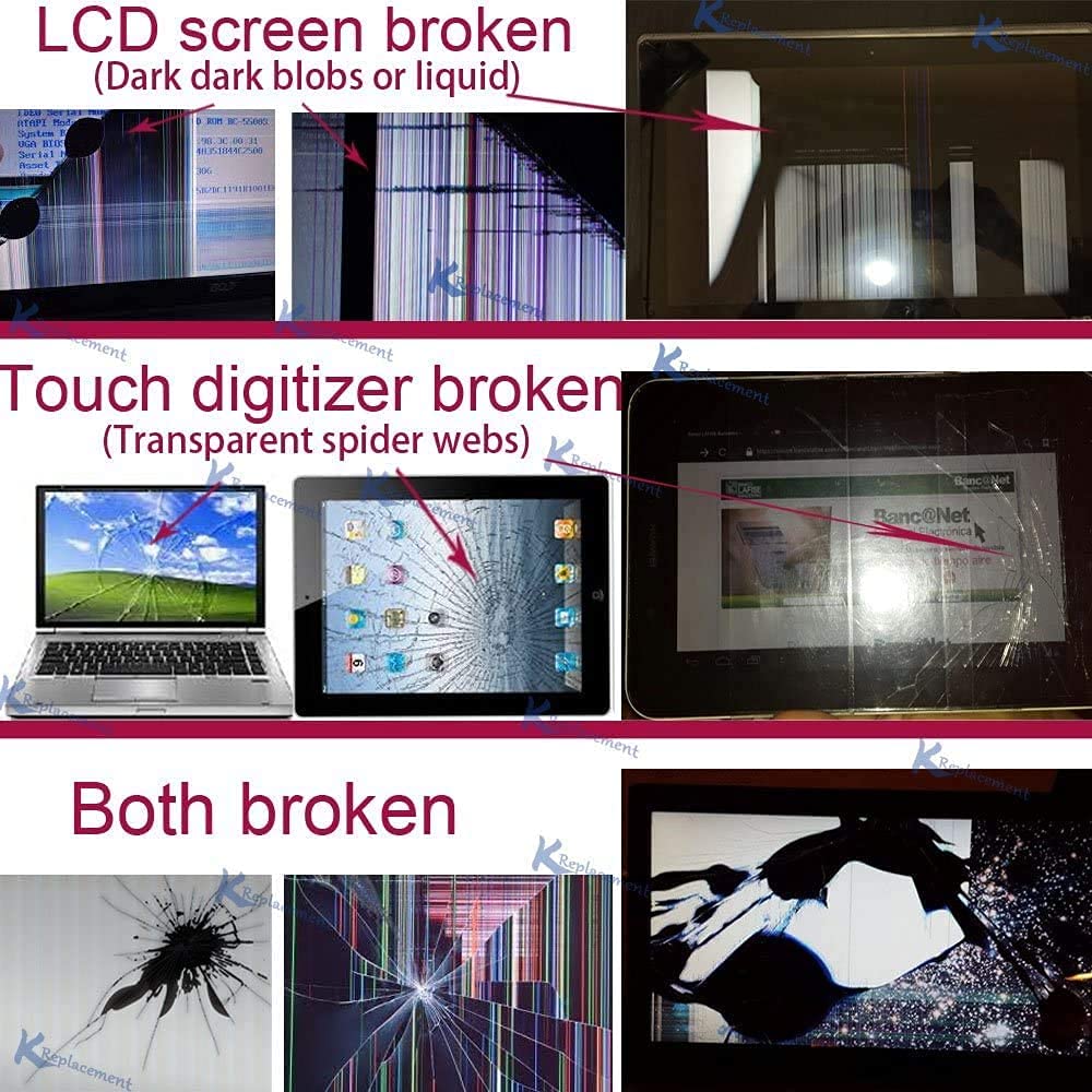 23.8" Screen Replacement LCD LED Display 1920x1080 Full HD Glass for ASUS ZN242GDT-08 ZN242G ZN242GD All-in-One (Only for Touchscreen Ver.)