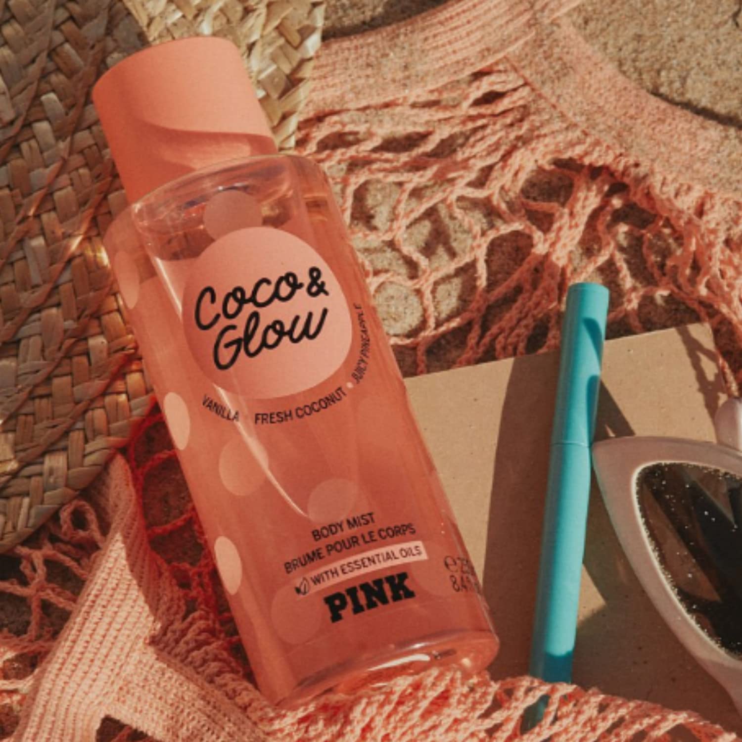 Victoria's Secret Pink Coco & Glow Mist for Women, 8.4 Ounce (Coco & Glow)
