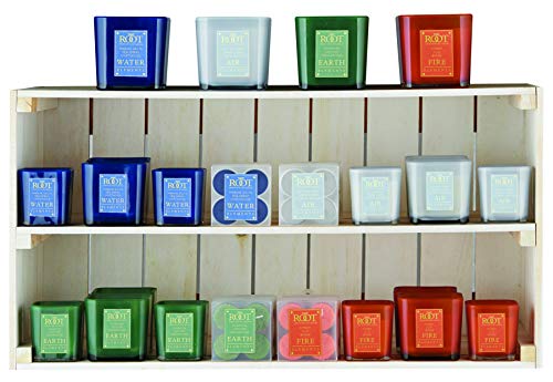 Root Candles Scented Candles Elements Collection Premium Handcrafted 3-Wick Candle, 14.5-Ounce, Water