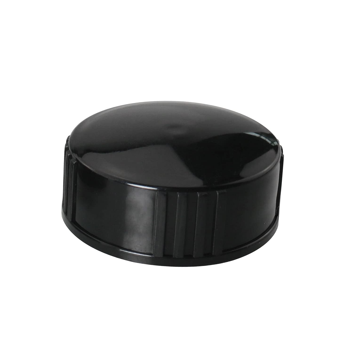 MEETOOT 12pcs Phenolic Resin Cover 28mm Black Poly Seal Screw Caps for Daily Chemicals, Food, Cosmetics Bottles
