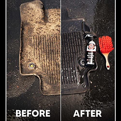 Adam's Rubber Mat & Liner Cleaner 16oz β Protectant & Rubber Floor Mat Cleaning Solution for Car Detailing | Deep Cleans & Restores Mats, Truck Bed Cargo Liners, Trunk Mat Accessories & More
