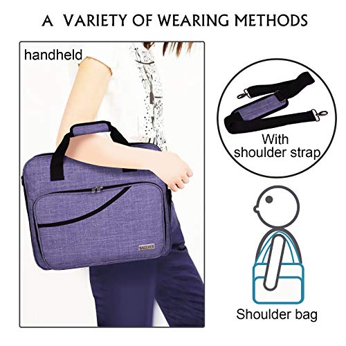 BAGLHER | Embroidery Storage Bag,Multifunctional Embroidery Project Bag,Large-Capacity Embroidery Kit (Embroidery Thread and Consumables) Storage Bag,with Shoulder Strap.(Bag Only)
