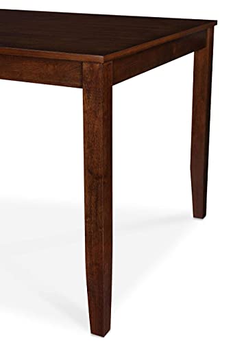 House of Living Art Dining Table – Rectangular Design, Walnut Finish | Mid Century Classic Collection (Table Only)