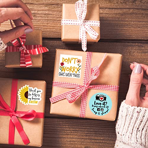 Don’t Worry She Won This Stickers,Thank You Stickers,Handmade Stickers,Small Shop Stickers,Envelopes Stickers for Small Business, Online Retailers,Handmade Goods,500 Labels Per Roll