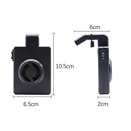 Aquarium Chiller, Power Saving Mute Cooling Fan SmallCrab Shape Fan Mini USB Fish Tank Coldwind Cooling Mounted Aquarium Fan(US Plug)