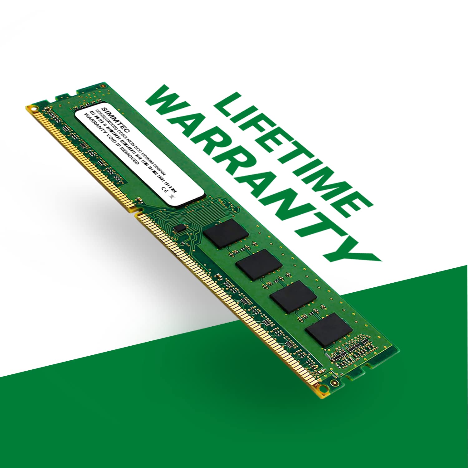 Simmtec RAM 32GB (4x8GB) DDR3 / DDR3L 1600 MHz DIMM PC3L-12800 / PC3-12800 (PC3L-12800U) CL11 2Rx8 1.35V Non-ECC UDIMM 240 Pin - Desktop PC Computer Memory Upgrade Kit