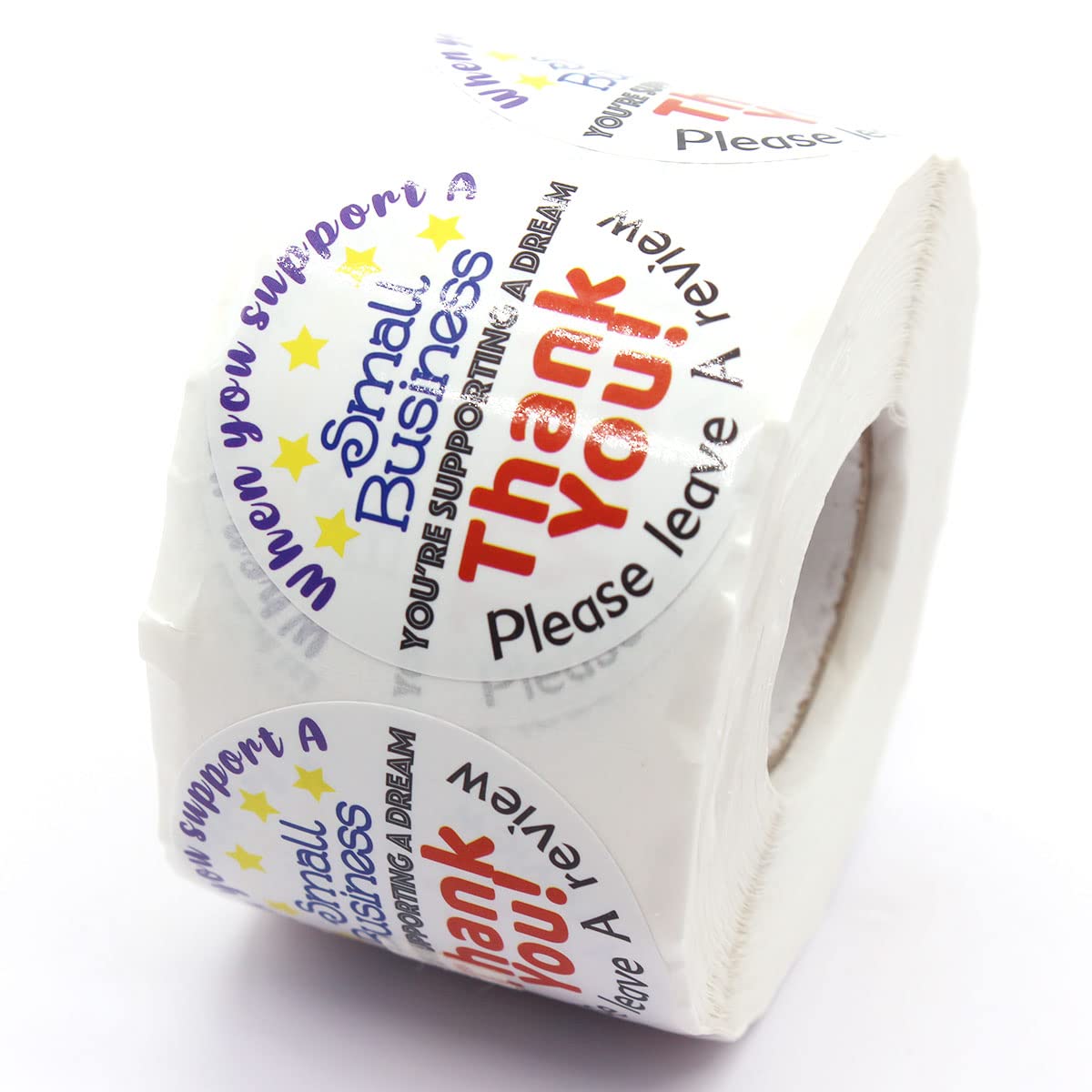 Thank You Support A Small Business Stickers,Thank You Stickers,Handmade Stickers,Small Shop Stickers,Envelopes Stickers for Small Business, 500 Labels Per Roll