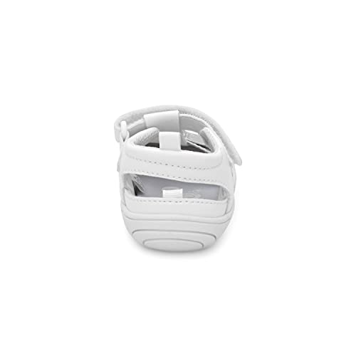 Stride Rite 360 Girls Mila Sandal, White, 3 Infant US