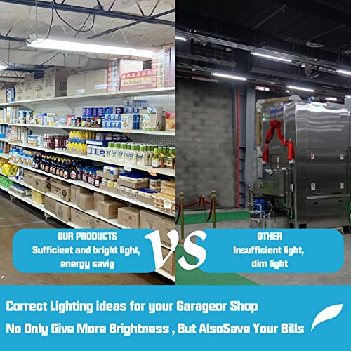 WEINATECH 2FT LED Garage Lights Shop Light LED Dimmable,100W 5000K Daylight Beam Angle Adjustable Linear High Bay Lights,Led Shop Lights for Workshop,Warehouse,Garage,Workbench,Supermarket(1 Pack)