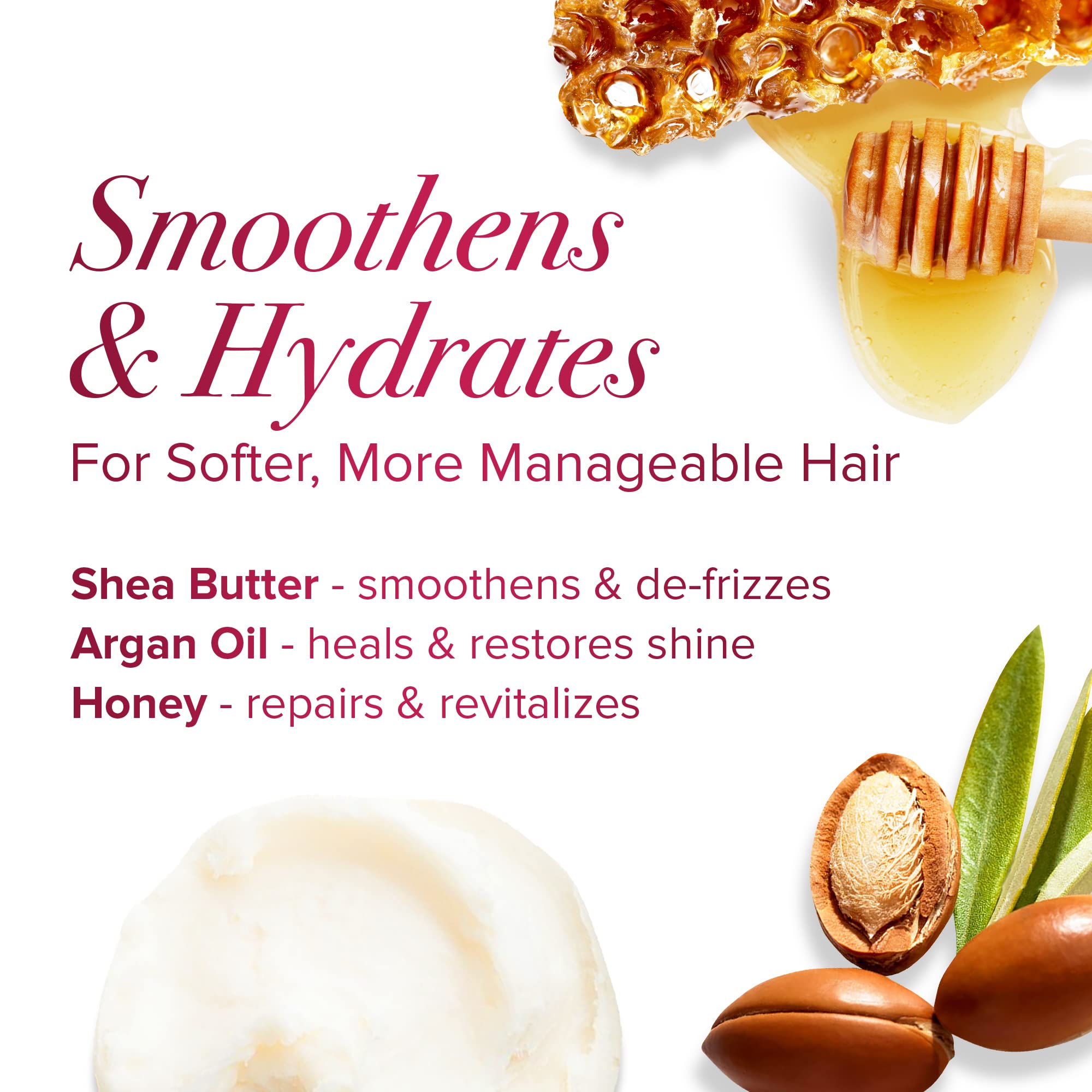én Love Moisture Crush Conditioner with Coconut Milk & Aloe Vera for Deep Hydration, Smoothness, & Shine - Paraben, Mineral Oil, Sulfates-Free, 12 fl oz