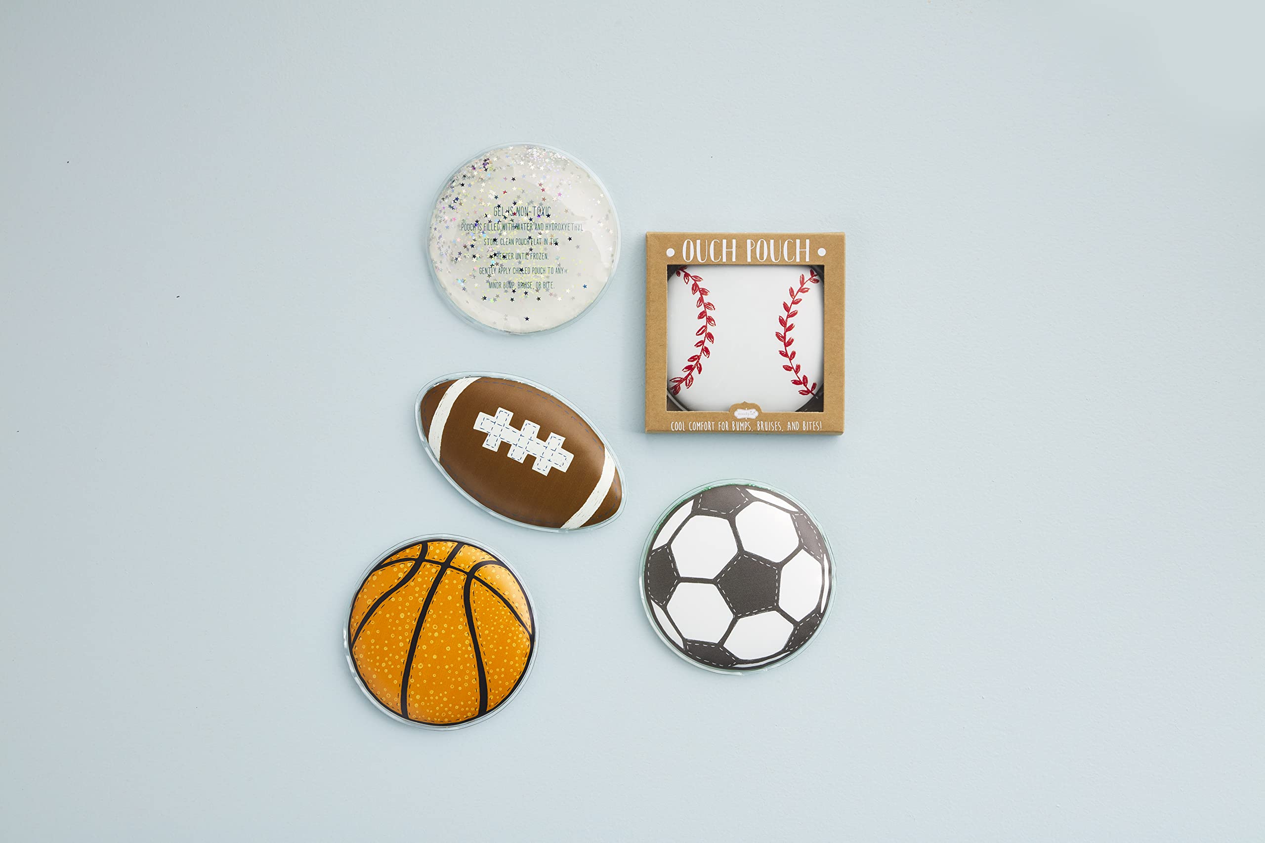 Mud Pie Baby Boys' Accident Ouch Pouch, Basketball