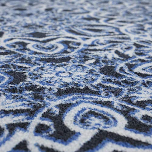 Mohawk Home Amstel Area Rugs, 2' X 5', Navy