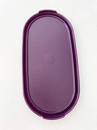 Tupperware Modular Mates Oval Replacement Lids Seal Lid 1616 Dewberry 3.75" x 7.25"