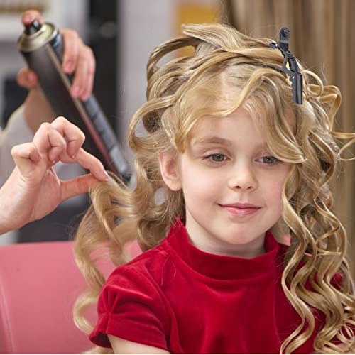 ACO-UINT 24 Pcs Black Professional Alligator Hair Clips for Hair Salon, Hair Styling Clips for Women