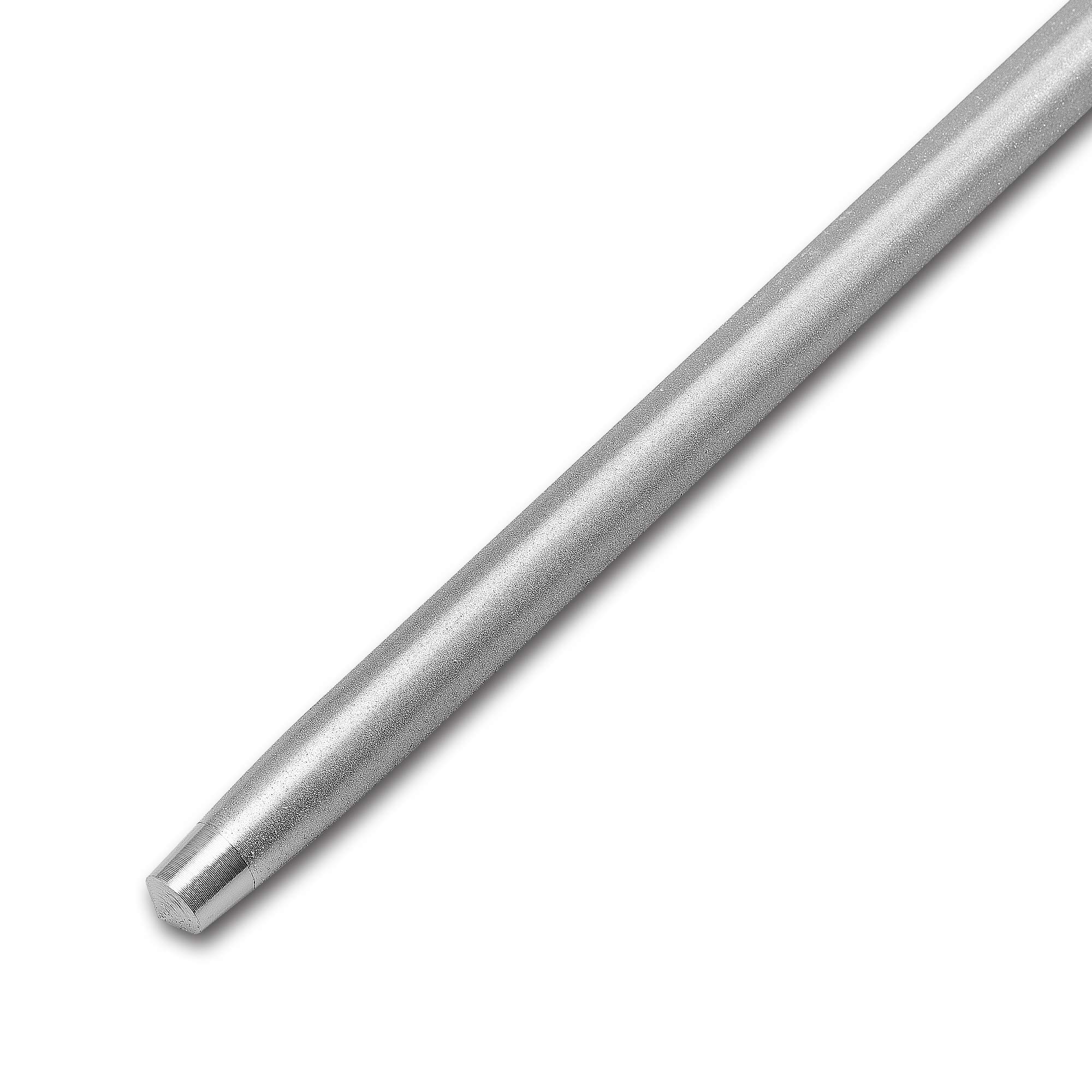 Professional Diamond Brushed Steel Black Knife Sharpening Steel, 12 Inch