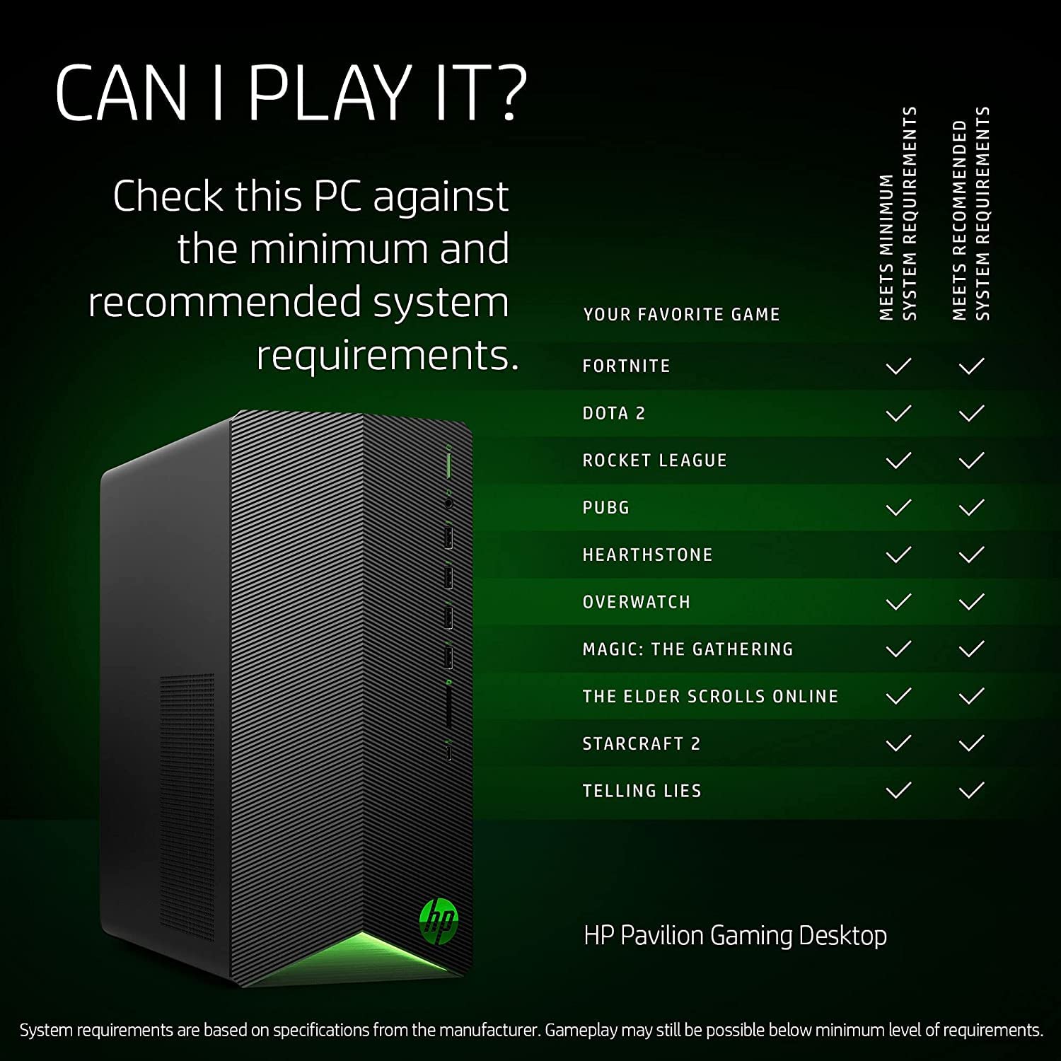 HP Newest Pavilion Premium Gaming Desktop PC: 6-Core AMD Gaming Processor Ryzen 5 5600G(Upto 4.4GHz), 16GB RAM, 512GB SSD+1TB HDD, 4GB AMD Radeon RX5500, WiFi, Bluetooth, HDMI, DP, USB-C, Win10, TF