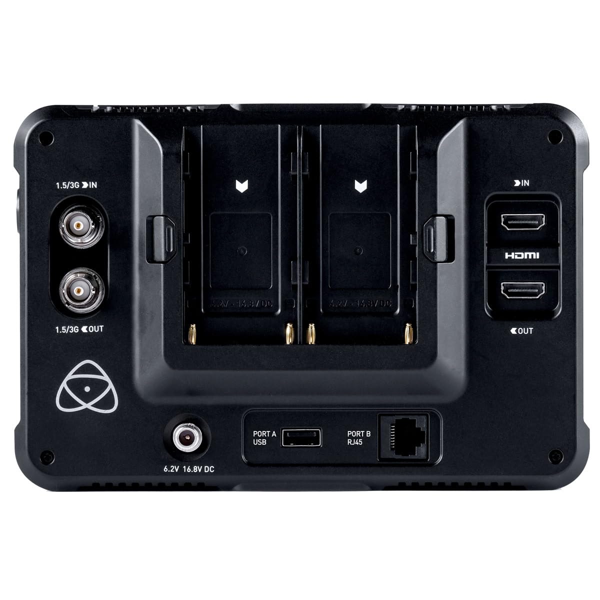Atomos Shinobi 7" Full HD IPS Touchscreen HDR Photo and Video Monitor, Supports 4K HDMI Input with Atomos Power Kit 2x 5200mAh Battery, Cloth