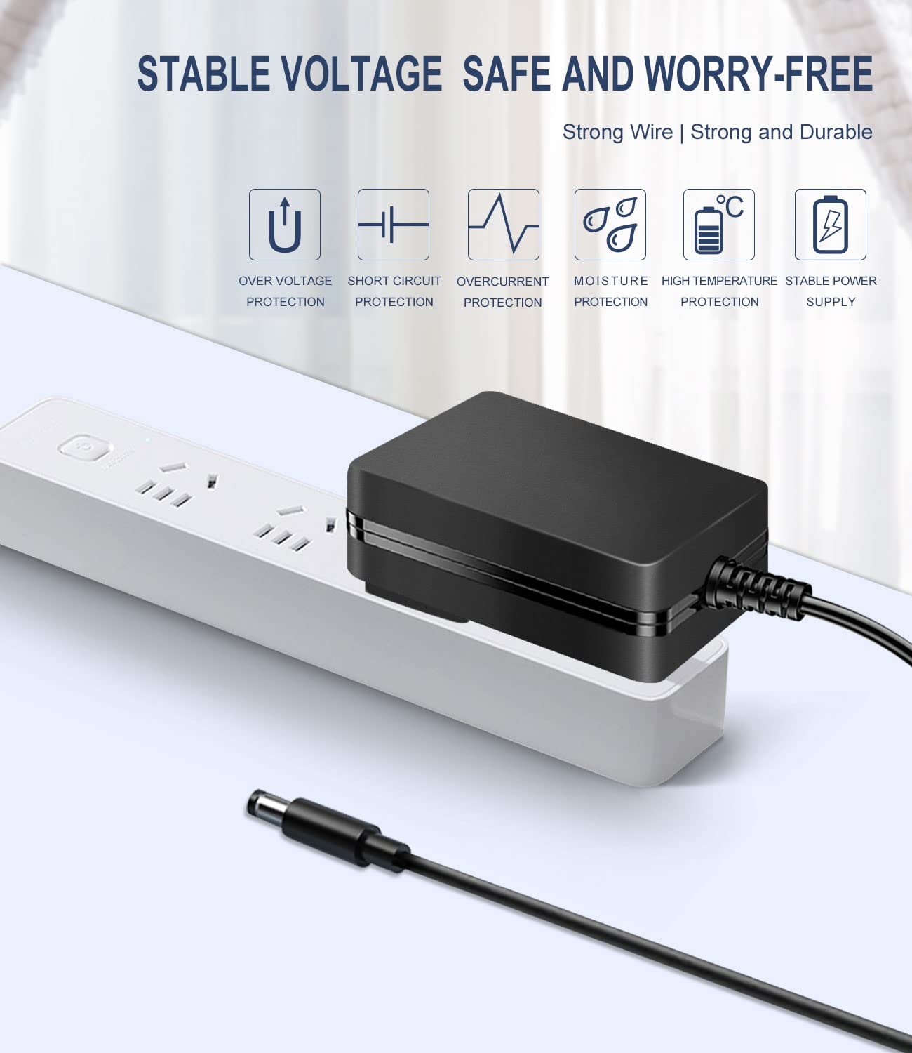 9V 2A Power Supply Cord fit for DYMO LabelManager LM-160 500TS 100 150 220P 350 LM210D LM-200, Rhino 6000 5200 4200 Handheld Label Maker Printer Charger 15519 40077 AC Adapter Power Cord