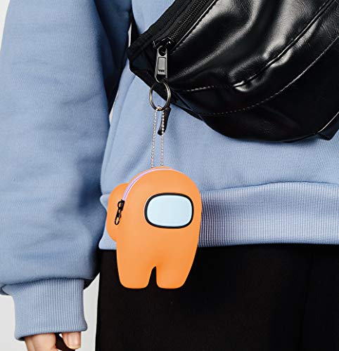 Among Us Toys Silicone Storage Bag Can Hold AirPods Pro Case Small Items Good-Looking Gift Backpack Office Study Car