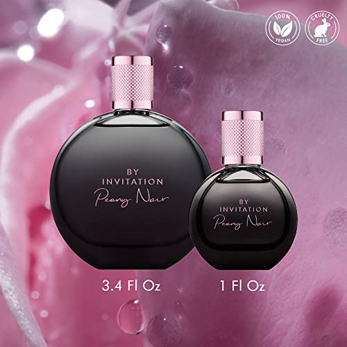 By Invitation Peony Noir from Michael Bublé Fragrances, 1 Fl Oz | Women’s Perfume | Black Coffee, Iris, Rose, Patchouli, Vanilla Perfume | Eau de Parfum | Gift for Women | Vegan & Cruelty Free