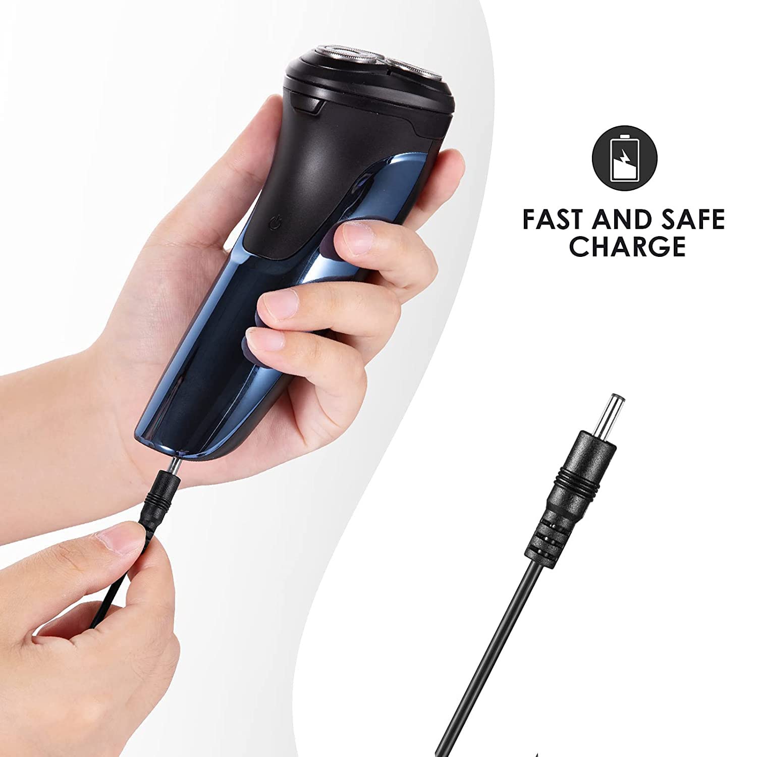 Replacement Charger for Philips Norelco HQ840 Multigroom Series 3000 MG3750 MG3750/50 MG3750/10 MG3750/60 MG3760 MG3760/50 Power Supply Charging Cord 8V