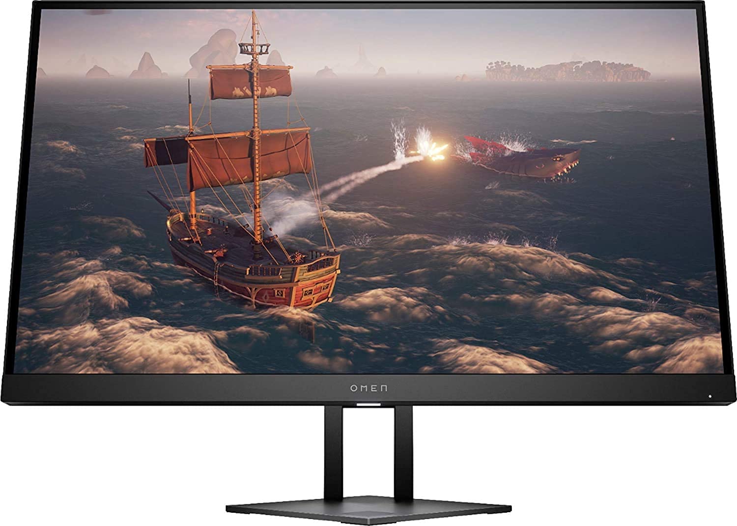 HP New OMEN 27i Monitor - 8AC94AA#ABA - 27" IPS LED QHD FreeSync, G-Sync Compatible Gaming Monitor + HDMI Cable